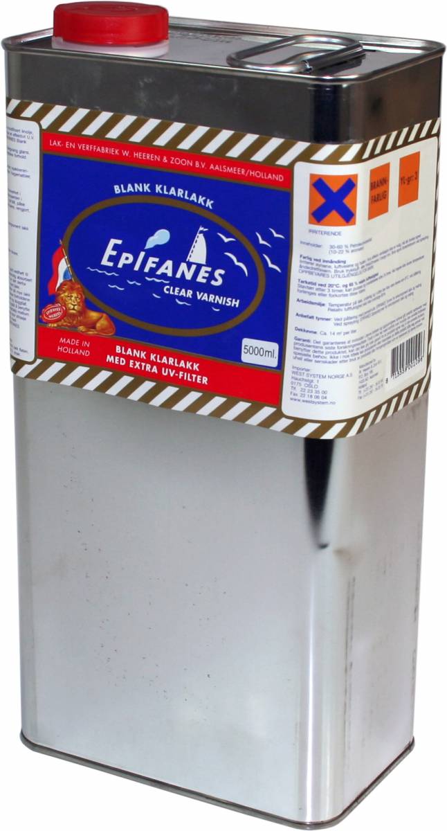 Epifanes blank klarlakk - West System